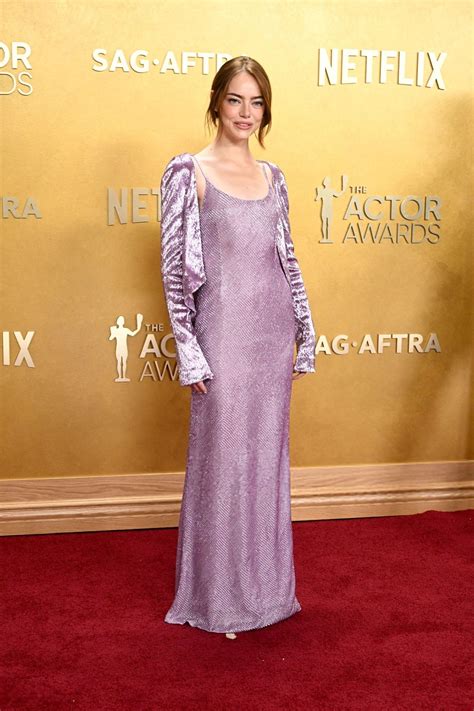 Emma Stone At 32nd Actor Awards Los Angeles 2026 • Celebmafia
