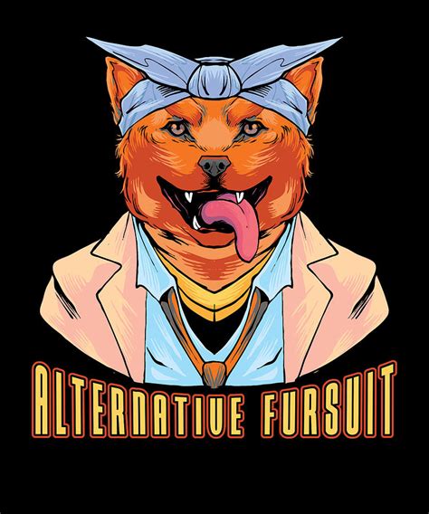 Fursona Fuirsuit Furries Cosplay Furry Fandom Digital Art By Crazy