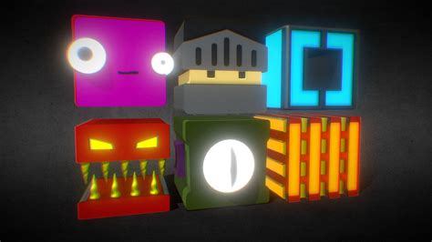 Cubes Gd 2 Cubos Gd Download Free 3d Model By Jackspector Ink