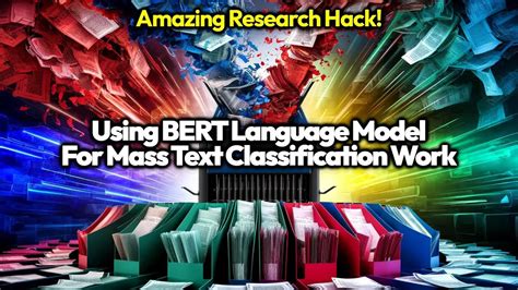 Research Productivity Hack Using Bert Language Model For Mass Text Classification Work