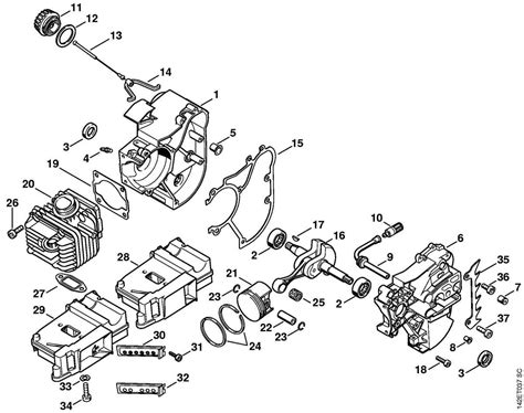 Stihl Chainsaw Parts Schematic