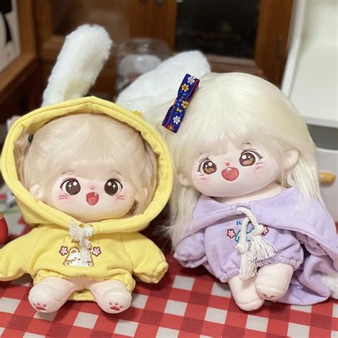 무설탕 옷장 20cm 큰 귀 토끼 모자 면화 인형 옷 10cm 속성 없음 후드 인형옷 모자 인형옷 Aliexpress