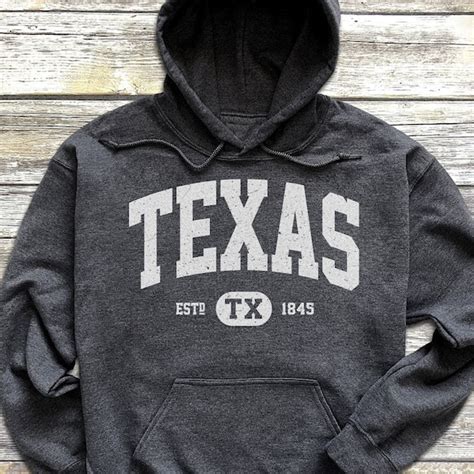 Texas Hoodie Etsy