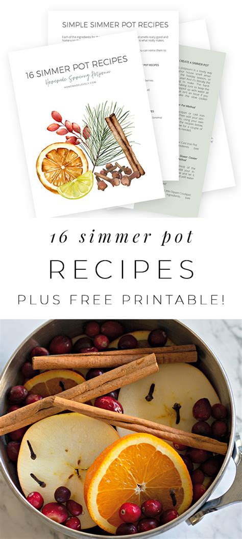 16 Simmer Pot Recipes For All Seasons Homemade Simmering Potpourri