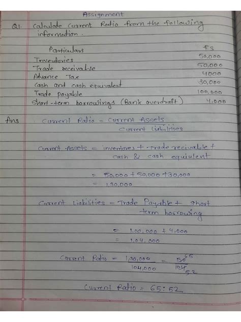 Fm Assignment 231096 Pdf