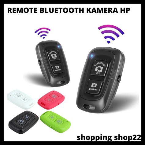 Remote Bluetooth Shutter Kamera Android Ios Bluetooth Kamera Hp Lazada Indonesia