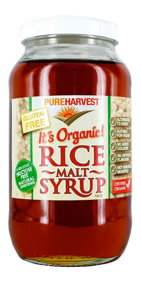 Pure Harvest Organic Rice Malt Syrup 1kg Health Tree Australia