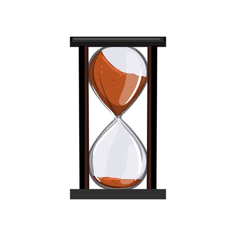 Countdown Sandglass Hourglass Cartoon Vector Illustration 17578066