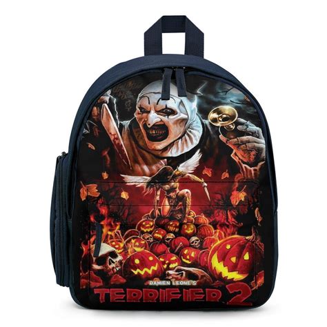 12in Horror Movie Terrifier Backpack Backpack Bookbag Mini Travel Bag