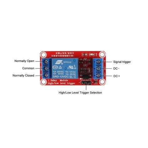 Channel Relay Module V High And Low Level Trigger Relay Module Buy Online At Low Price In