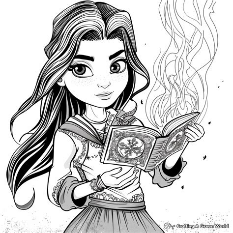 Descendants Coloring Pages Free And Printable Worksheets Library