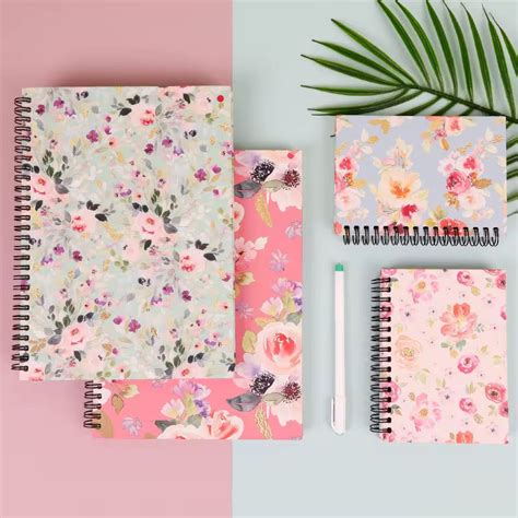 A5 Floral Candy Notebook Goldspur