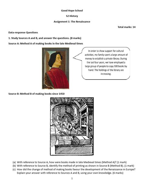 Assignment 1 Renaissance Q Pdf