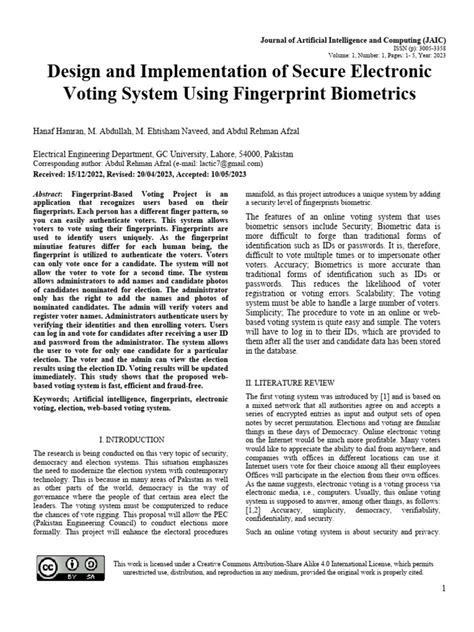 Design And Implementation Of Secure Electronic Vot Download Free Pdf