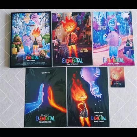 Elemental Poster Collection A3 Size Rpixar