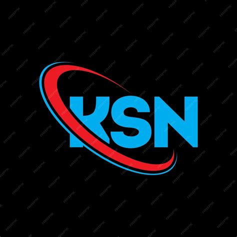 Logo Ksn Lettre Ksn Initiales Logo Ksn Lié à Un Cercle Et Un Monogramme En Majuscules Logo Ksn