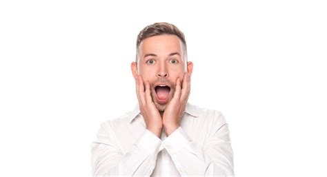 Imágenes De Hombre Sorprendido Fondo Blanco Descarga Gratuita En Freepik