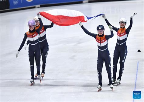 Highlights Of Isu World Short Track Speed Skating Championships 2024 Xinhua