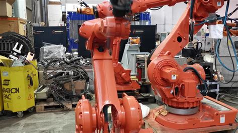 eurobots abb irb2400 16 m2004 irc5 youtube
