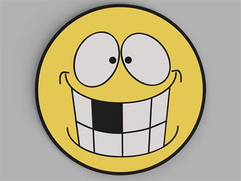 Big Smile Emoji With Buck Teeth