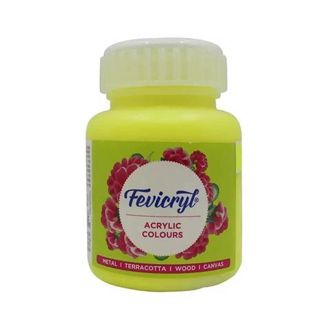 100ml Pidilite Yellow Neon Acrylic Colour At ₹ 125 Piece Vashi Navi Mumbai Id 2857474499462