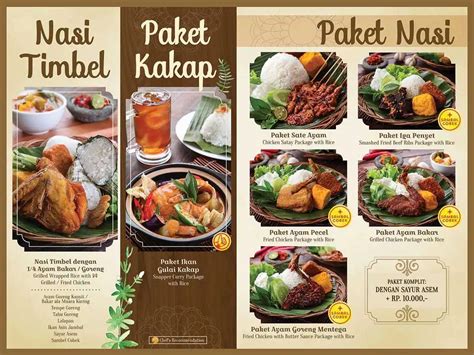 Menu At Muara Kuring Restaurant Jakarta Jln Muara Karang 117 119