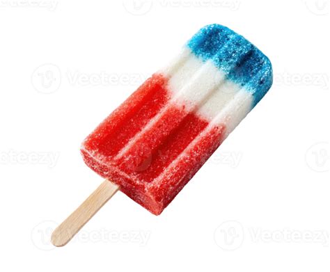 Refreshing Summer Popsicle In Red White And Blue Design 67094371 Png