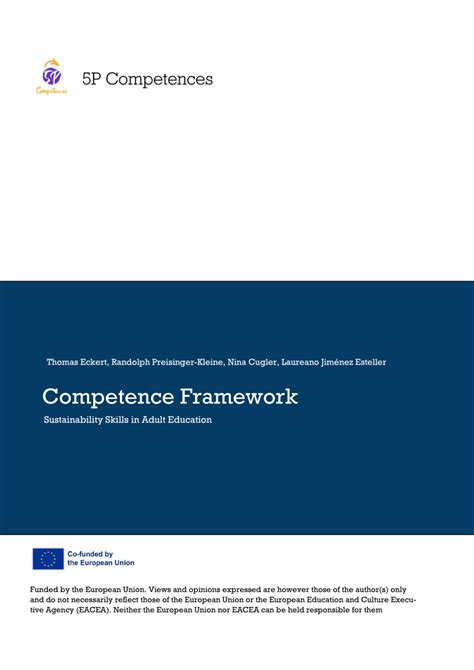 Pdf Sustainability Skills In Adult Education A Competence Framework
