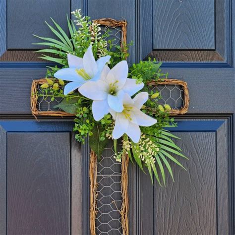 Religious Easter Wreath Etsy