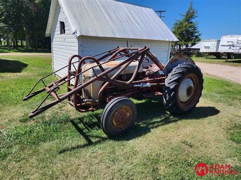Ford 8n Tractor W Dearborn Loader Adam Marshall Land And Auction Llc