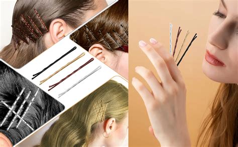 Mbsomnus 7cm Forcine Per Capelli 50 Pezzi Forcine Capelli Marrone