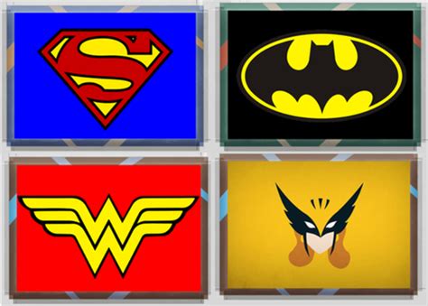 Super Heroes Wall Frame Quadros De Super Heróis Objects Loverslab