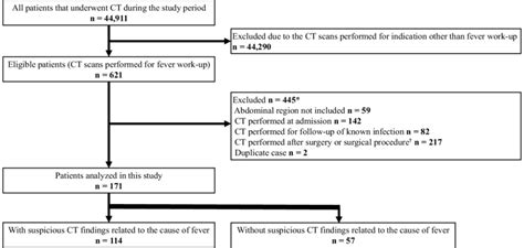 Patient Flowchart Ct Computed Tomography Differences Are Due To