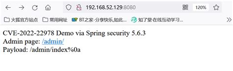 CVE Spring security 认证绕过漏洞 sergenry 博客园