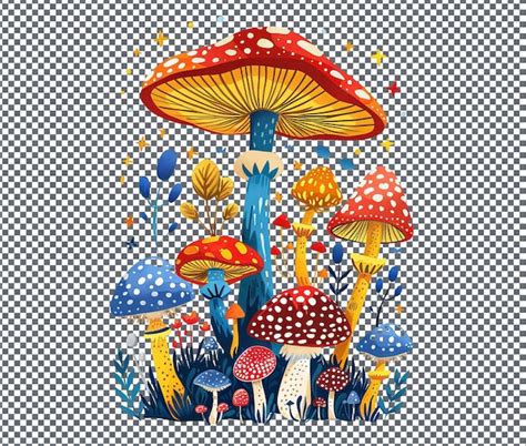 Premium Psd Beautiful Bright And Colorful Edgy Isolated On