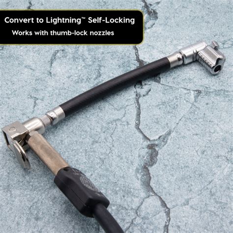 Lightning L2x Quick Connect Tire Inflator Air Chuck Jaco
