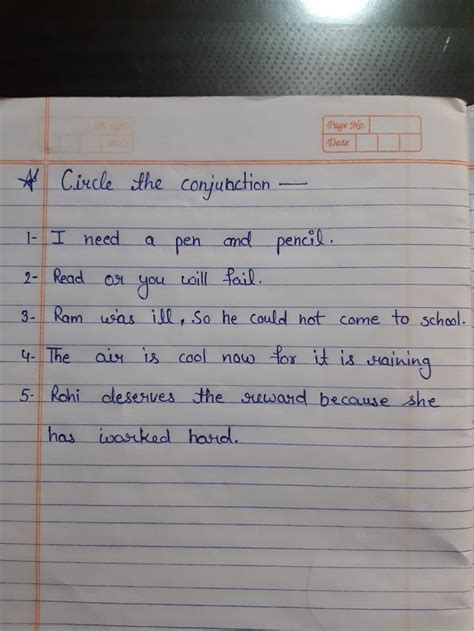 Conjunction Work Sheet Grammar Worksheets Conjunctions Worksheets