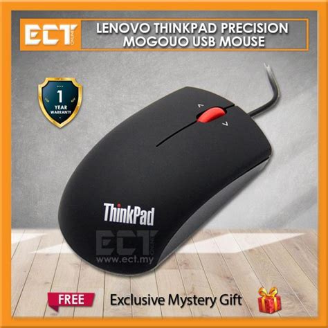 Lenovo Thinkpad Precision Mogouo Usb 3 Button Optical Mouse Midnight