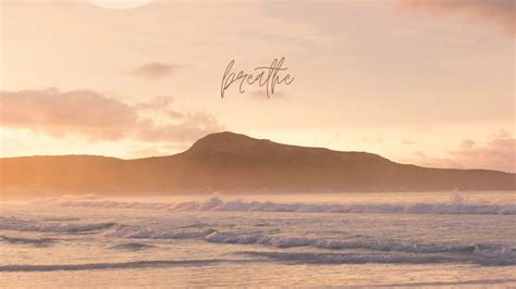 Encouraging Minimalist Desktop Wallpaper With Breathe Theme