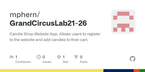 Github Mpherngrandcircuslab21 26 Candle Shop Website App Allows Users To Register To The