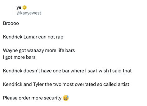 Kanye West Blasts Kendrick Lamar And Szas Luther Claims Drakes