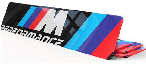 Plaque Immatriculation Bmw M Performance Noire Plaque Immat