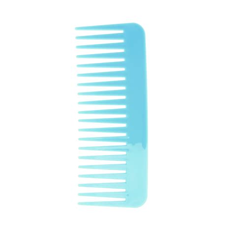 Unique Bargains 1 Pc Flat Style Wide Tooth Comb For Curly Thin Hair