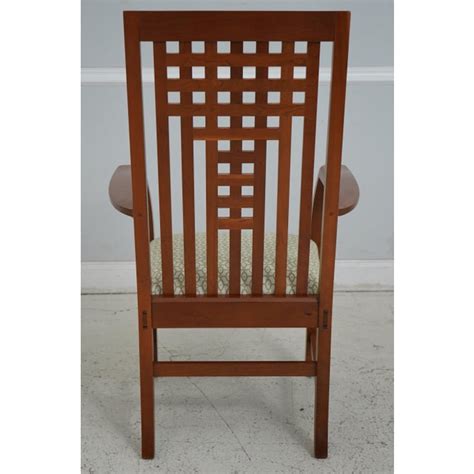 Set Of 8 Stickley 21st Century Collection Cherry Dining Chairs Chairish