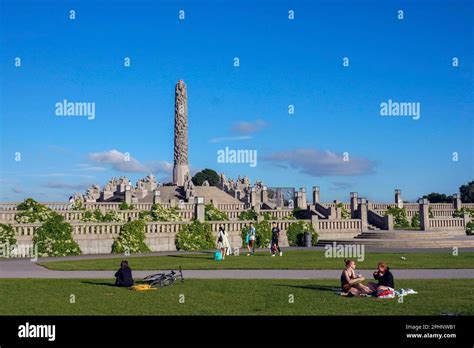 Norway Oslo Vigeland Park Is One Of The Top Tourist Attractions In