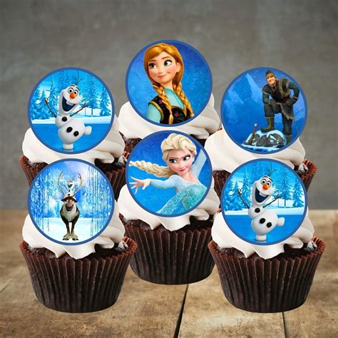 Precut Frozen Cupcake Toppers Princess Theme Philippines Ubuy