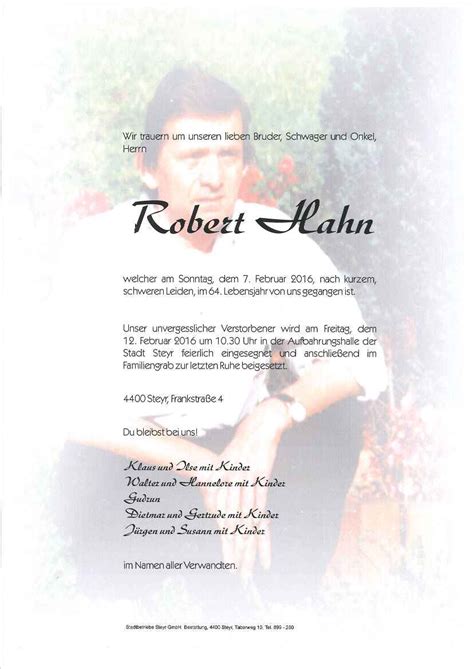 Hahn Robert Totenbilder