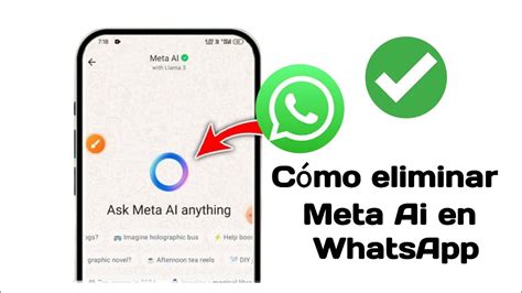 Cómo Eliminar La Meta Ia De Whatsapp Desactivar La Meta Ia En