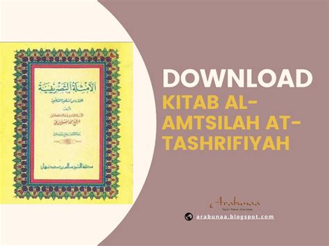 Download Buku Shorof 52 Koleksi Gambar