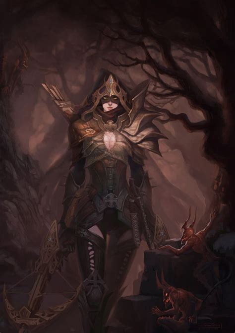 Demon Hunter Zoezong Diablo Demon Hunter Diablo Demon Hunter